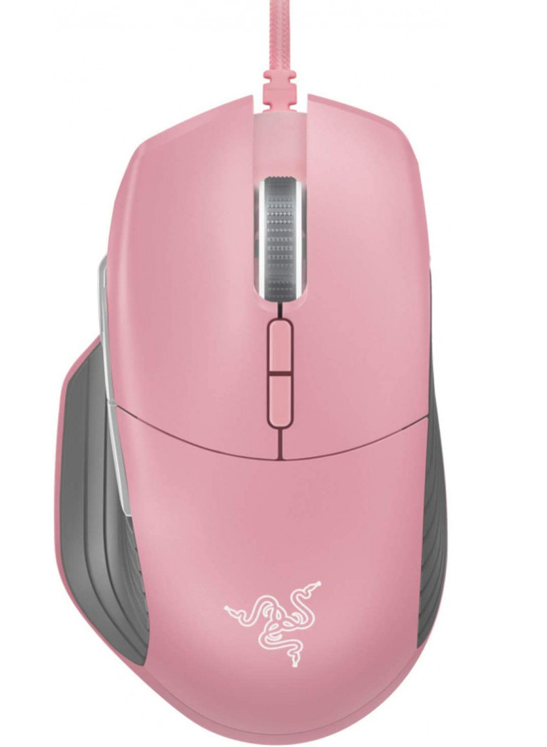 Компьютерная современная проводная мышь Razer 16000dpi Розовая – фото ...