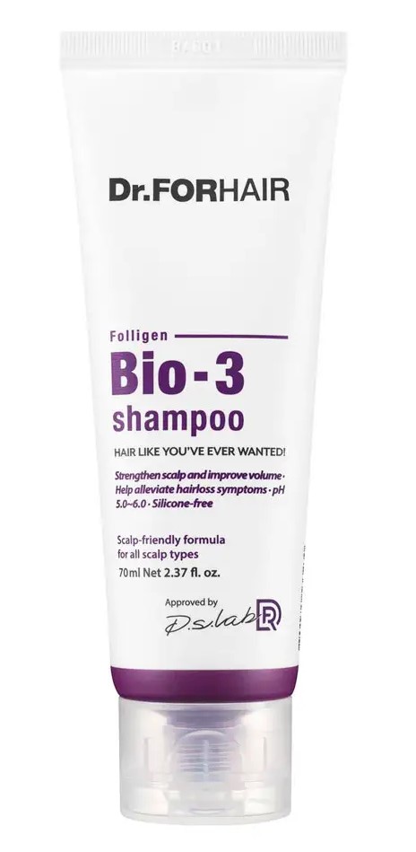 Шампунь против выпадения волос Dr.Forhair Folligen Bio 3 Shampoo 70 мл ...