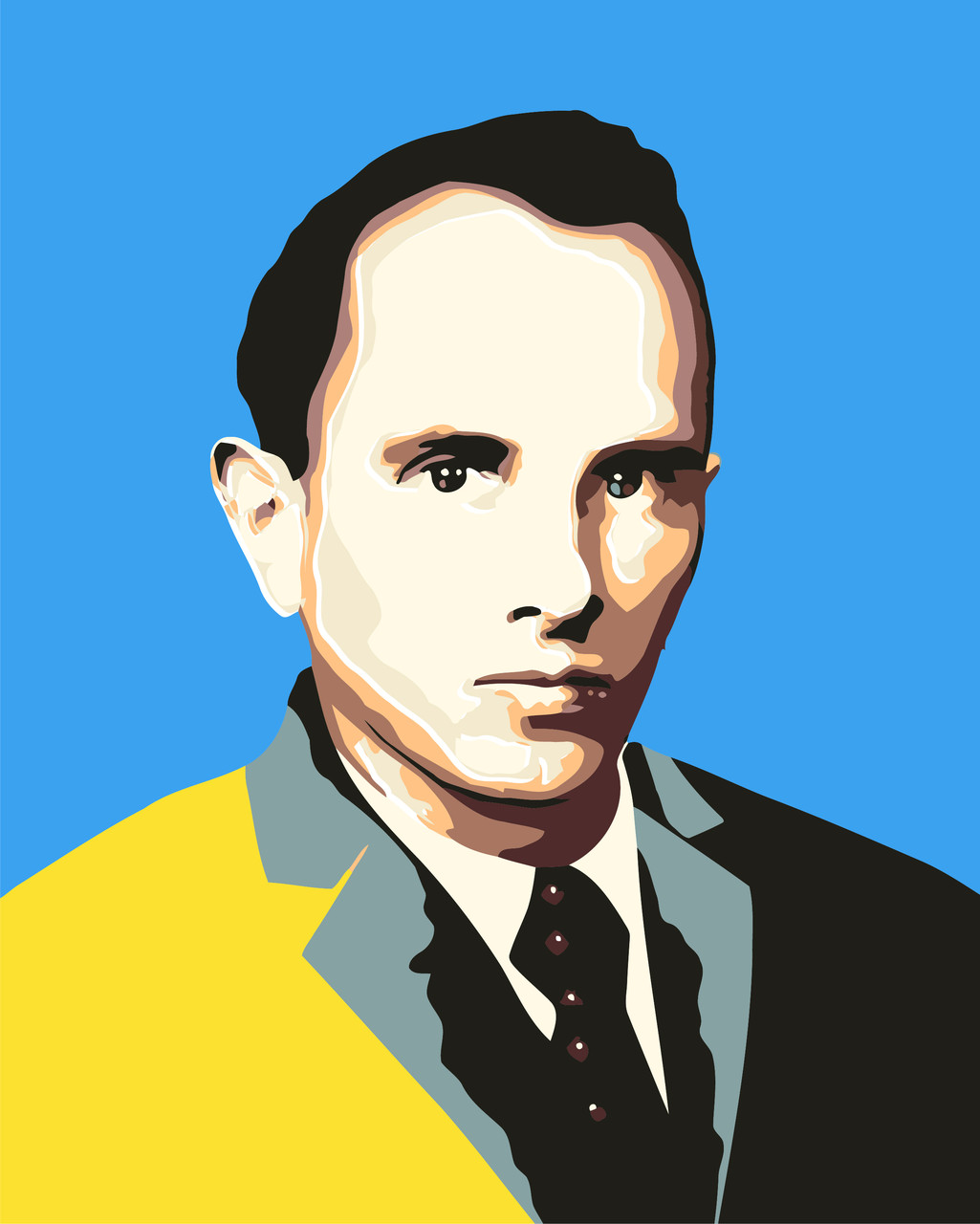 Картина за номерами Origamі Українські сюжети Степан Бандера Lw 3196 40 50 виробництво Україна