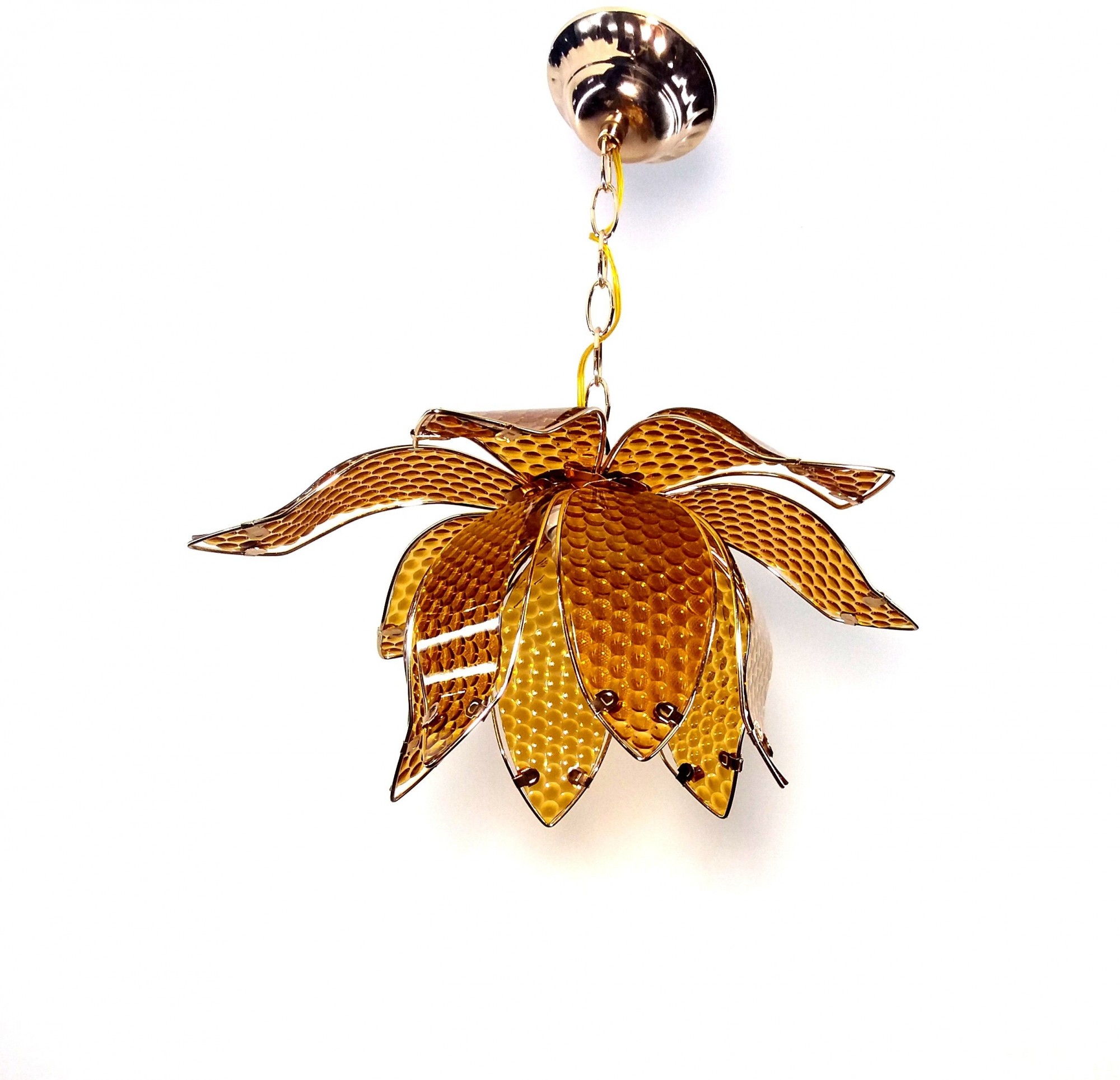 Люстра подвес Лотос/1 коричневая на одну лампочку – фото, отзывы ...