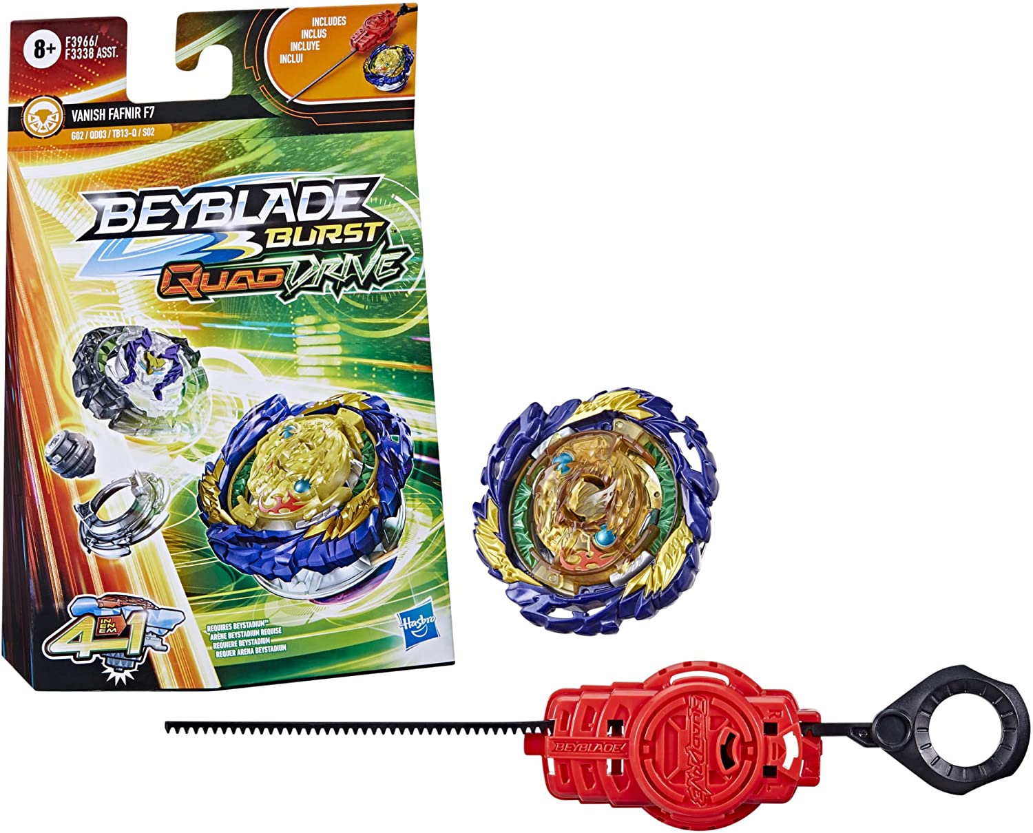 Бейблейд Ваниш Фафнир F7 Кваддрайв Beyblade QuadDrive Vanish Fafnir F7 ...