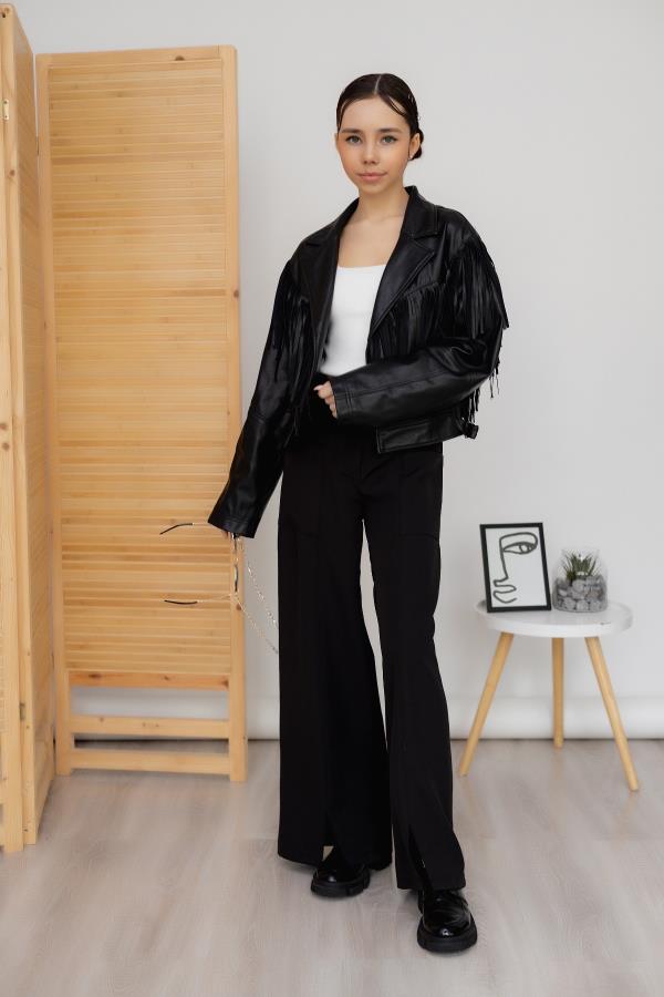 Брюки Madlen пд7153 чорні, палаццо 140 от продавца: My Georgik – в ...