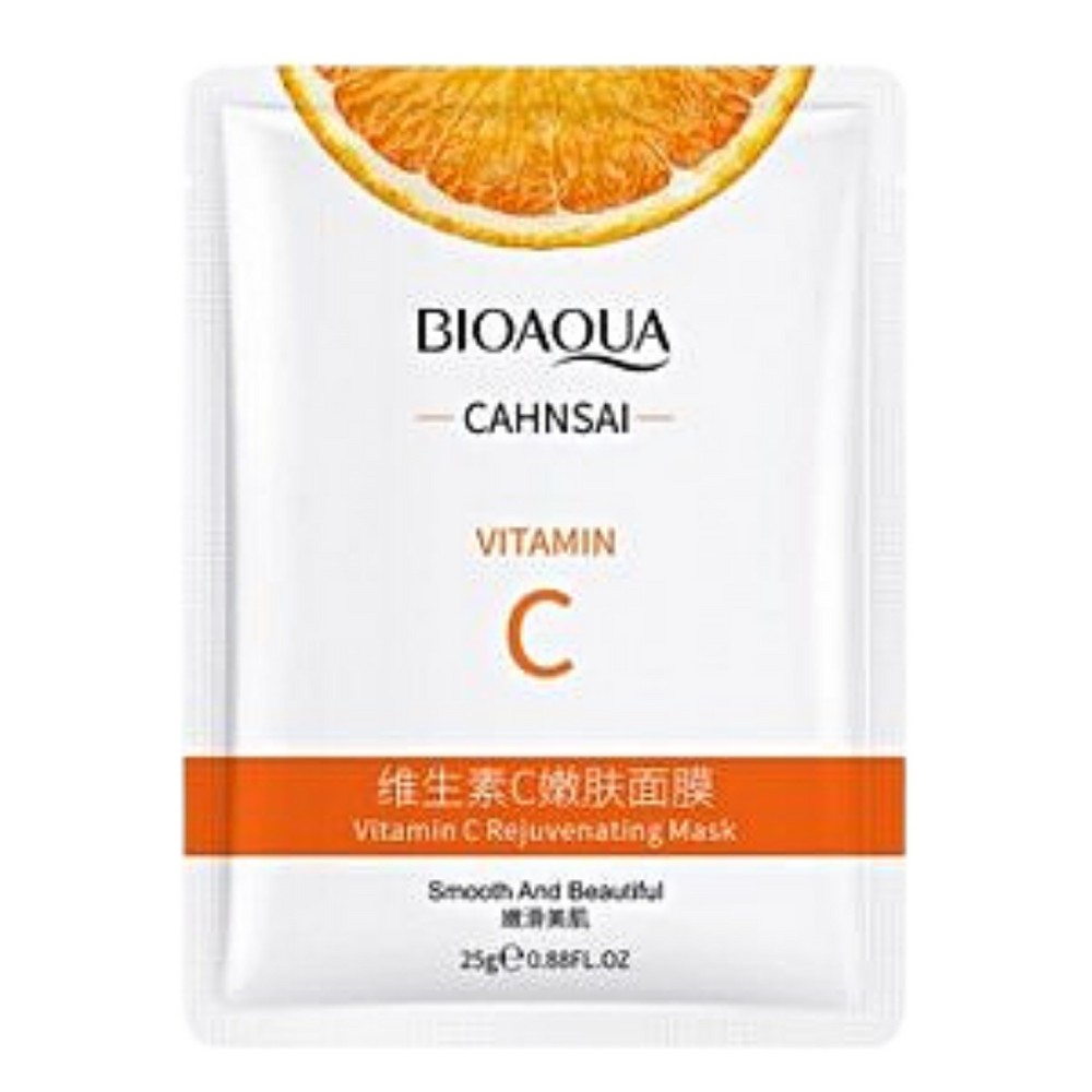Увлажняющая тканевая маска для лица Bioaqua с экстрактом витамина С 25 ...
