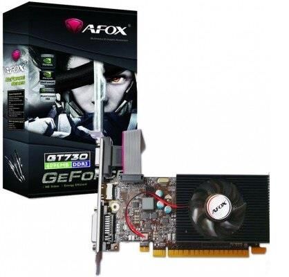 Відеокарта AFOX Geforce GT730 4GB LP Single Fan (AF730-4096D3L3) – фото ...