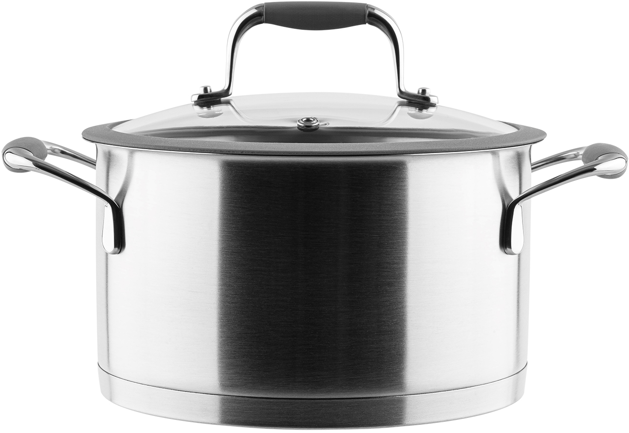 Каструля Vinzer з кришкою Profi Series Ø 24 см (5907706501853) – фото ...