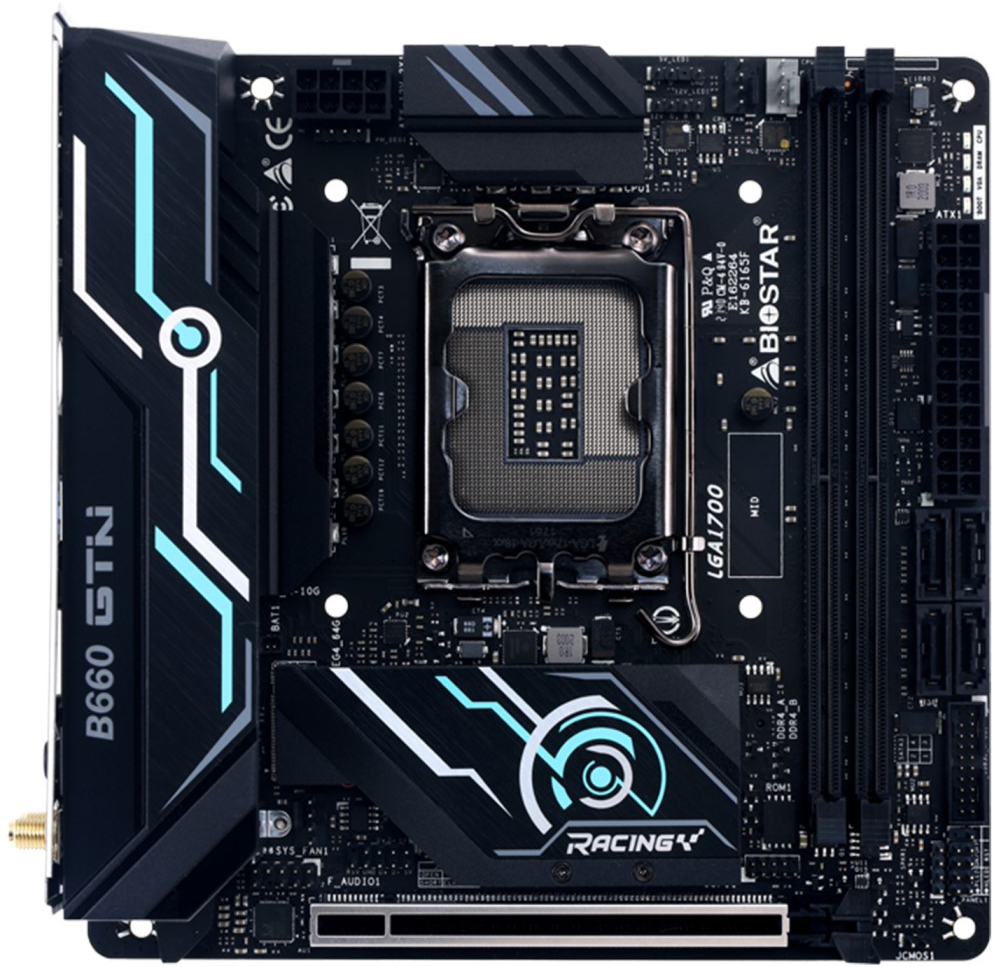 Материнська плата Biostar B660GTN (s1700, Intel B660, PCI-Ex16 ...