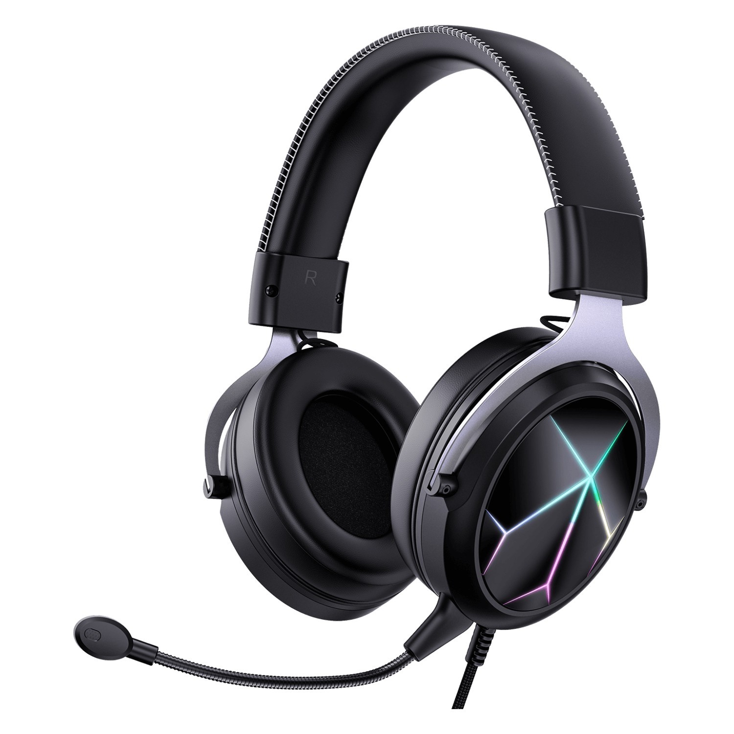 Наушники игровые с микрофоном и LED RGB подсветкой ONIKUMA X10 PRO ...