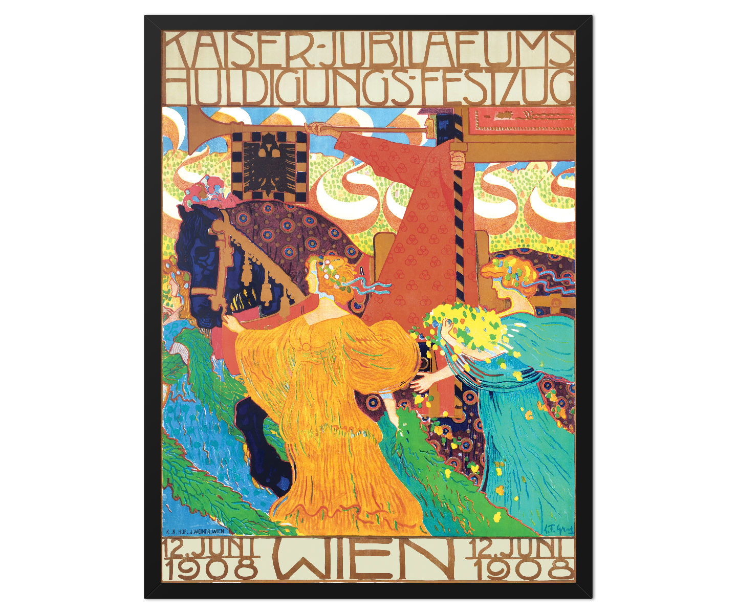 Постер CP Kaiser-Jubilaeums 1908, Вінтаж 65х86 см (218) – фото, отзывы ...