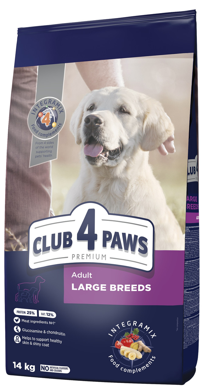 Сухой корм Club 4 Paws Premium для собак крупных пород 14 кг ...