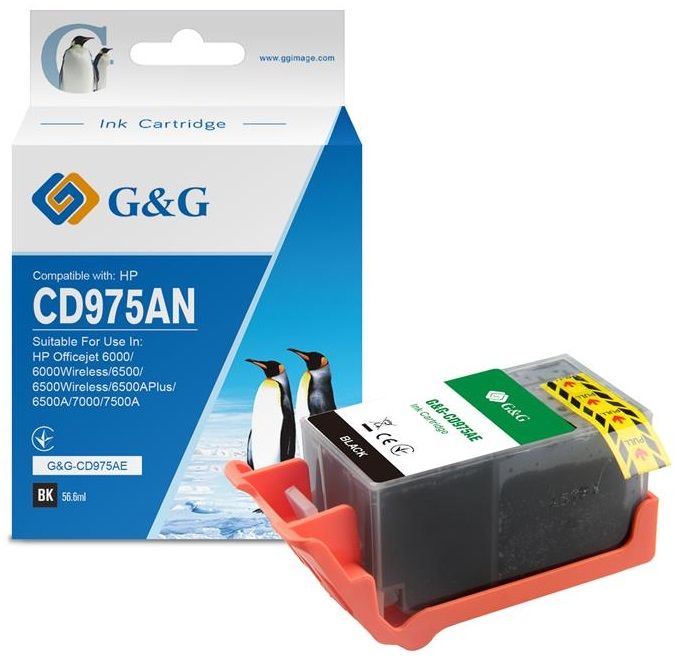 Картридж G&G до HP Officejet 6000/6000Wireless/6500/6500Wireless ...