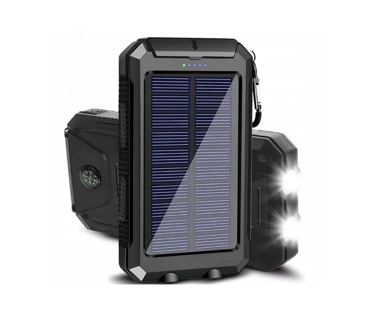 УМБ Power Bank Solar Charger QL-268 20000 mAh black з сонячною панелью ...