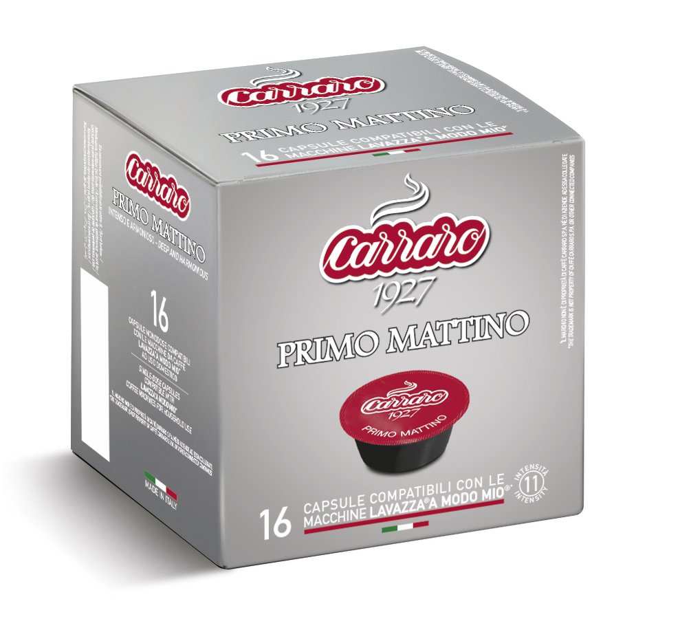 Купить Кофе в капсулах Carraro Primo Mattino, 16 капсул Lavazza A Modo ...