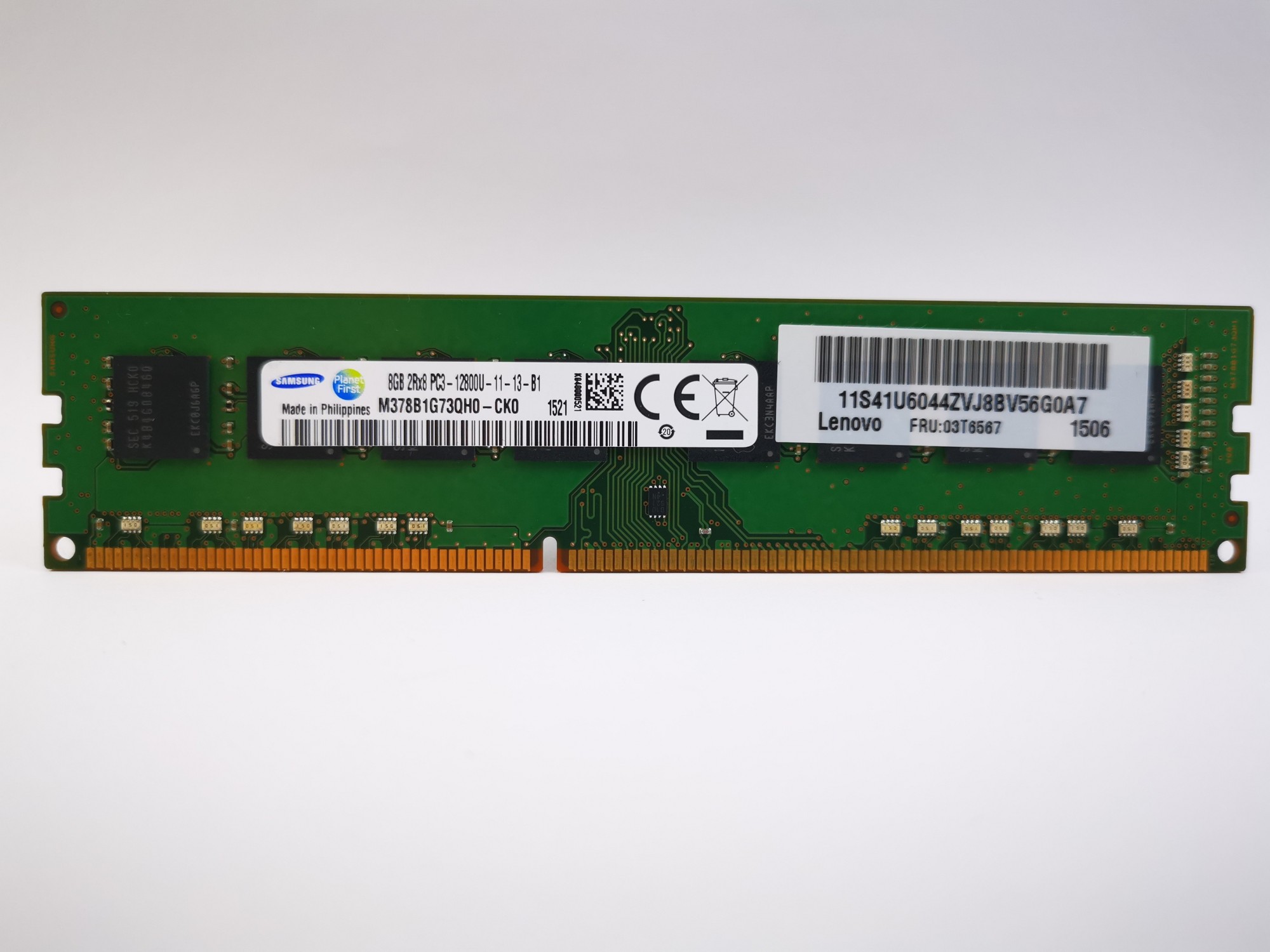 Оперативная память Samsung DDR3 8Gb 1600MHz PC3-12800U (M378B1G73QH0 ...