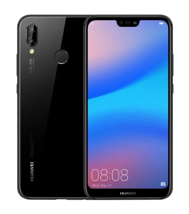 Смартфон Huawei P20 Lite (Nova 3e) 4/64 Gb black, 5.84", HiSilicon Kirin 659, 3G, 4G – низкие ...