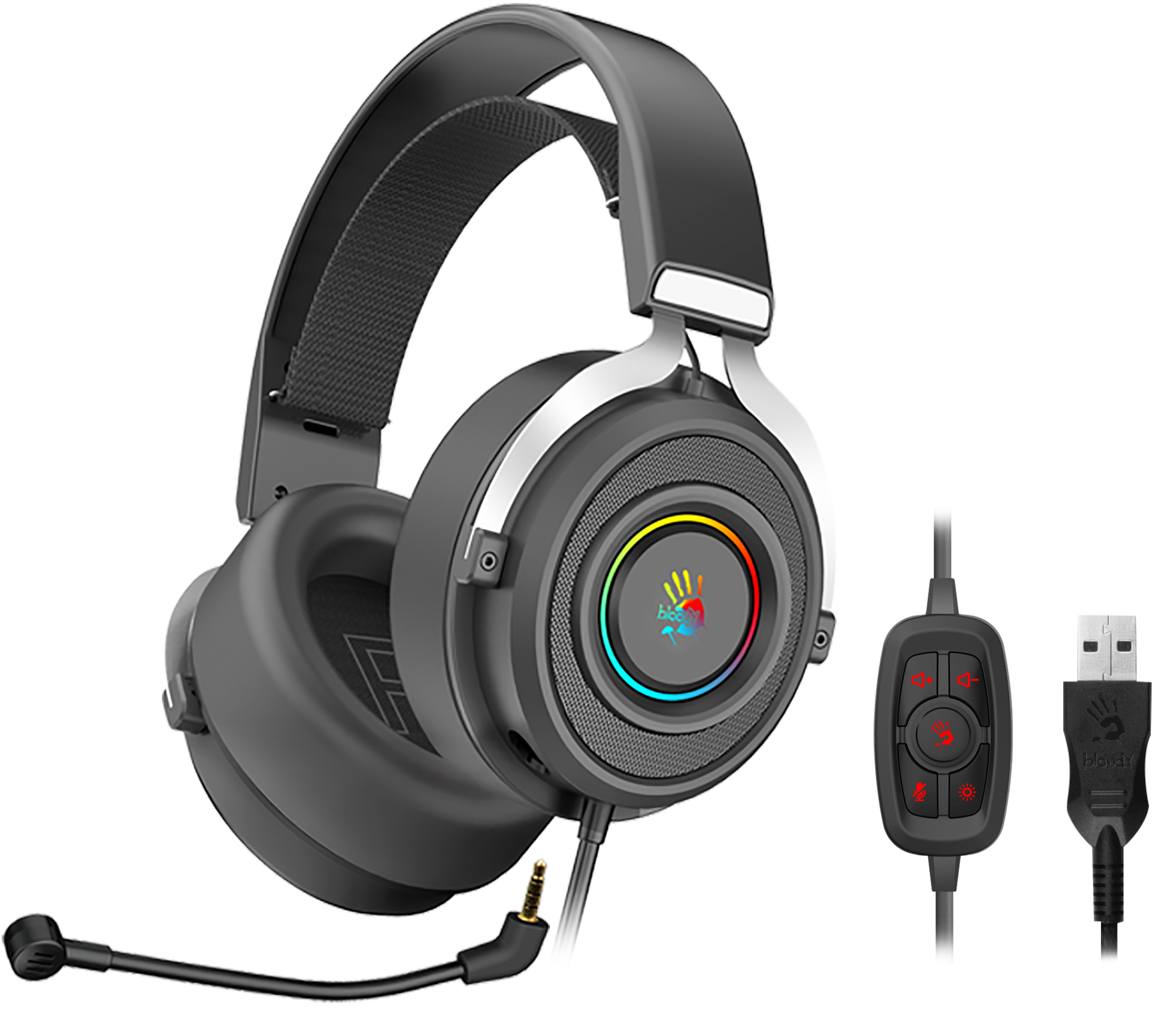 Наушники Bloody G535 Black+Silver (4711421970259) купить в интернет ...