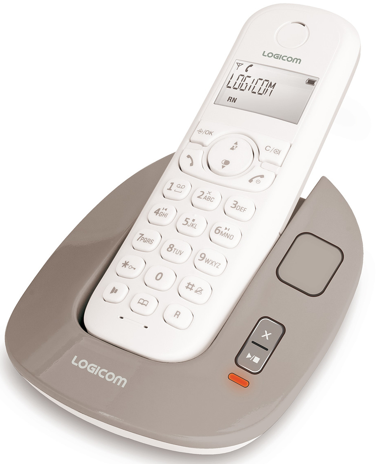 Стационарный беспроводной телефон Logicom Manta 155T Taupe – низкие ...