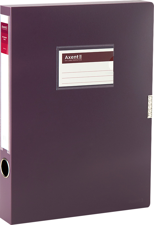 Папка-бокс пластикова Axent А4 на липучці 36 мм Сливова (1736-11-A) – фото, відгуки ...