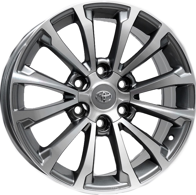 Replica KW107 GMF Toyota R20 W8.5 PCD6x139.7 ET25 DIA106.1 Gun Metal ...