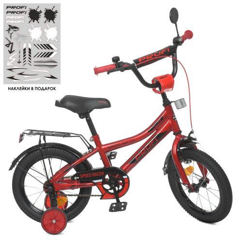 Велосипед детский Prof1 Speed racer 14 дюймов Y14311 красный – фото ...