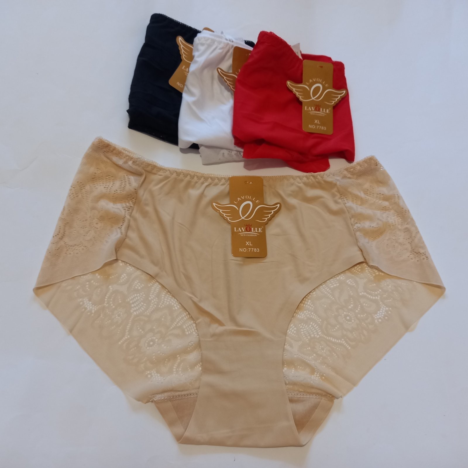 Жіночі трусики бразіліану Lavolle XL однотонні 0401 - 4 шт. від продавця: Da-na – в інтернет ...