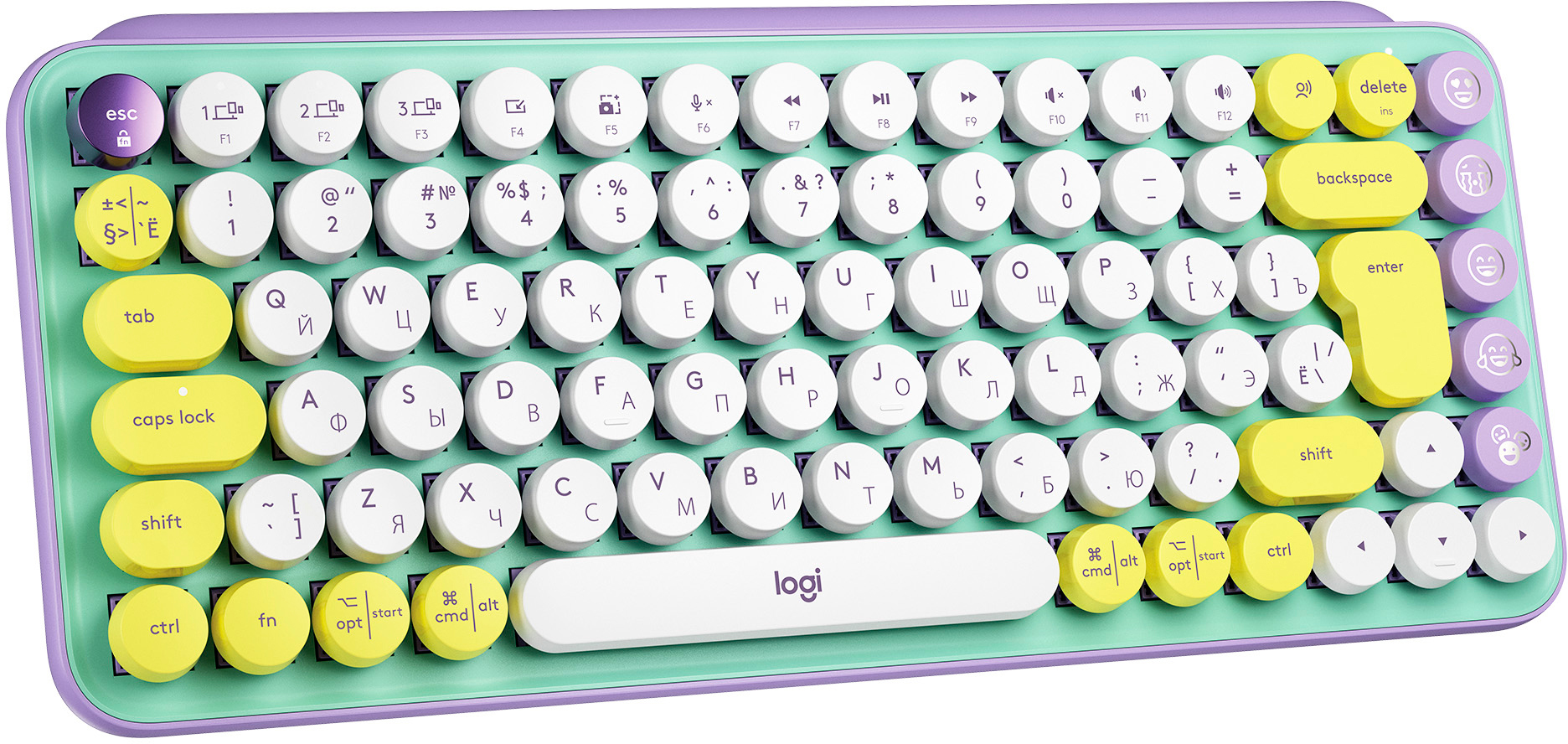 Клавіатура бездротова Logitech POP Keys Wireless Mechanical Keyboard UA ...