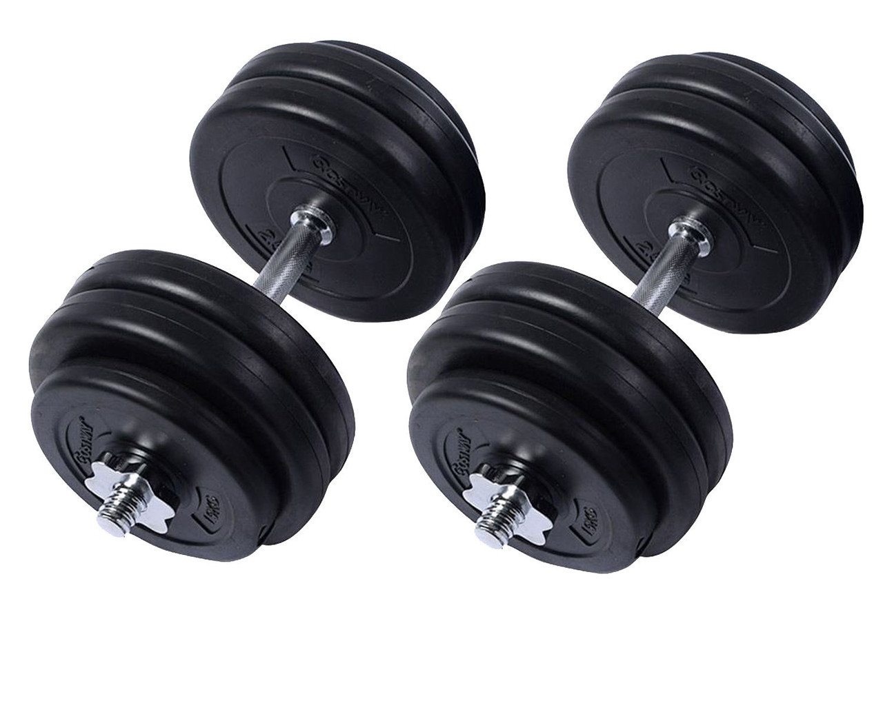 Гантели разборные WCG 2х15 кг (30кг) Black – фото, отзывы ...