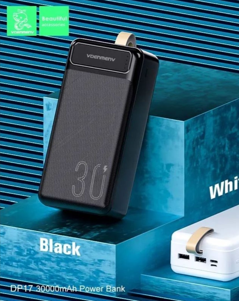 Powerbank 30000 mAh Denmen DP17 (DC5V/2.1A) li-polymer Черный – фото, отзывы, характеристики в ...