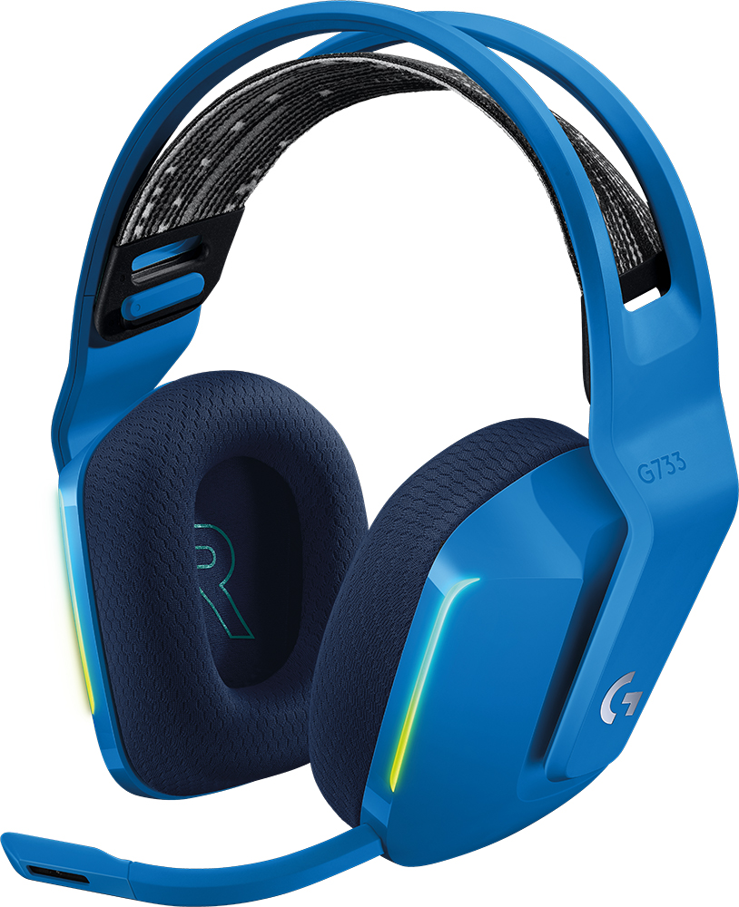 Наушники Logitech Lightspeed Wireless RGB Gaming Headset G733 Blue (981 ...