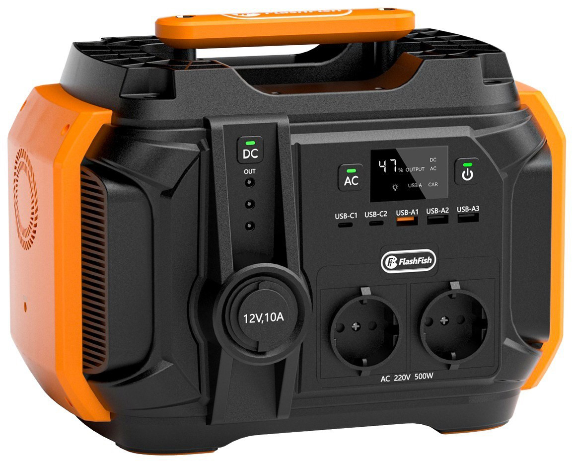 Зарядная станция Flashfish Portable Power Station A501 500W Solar ...