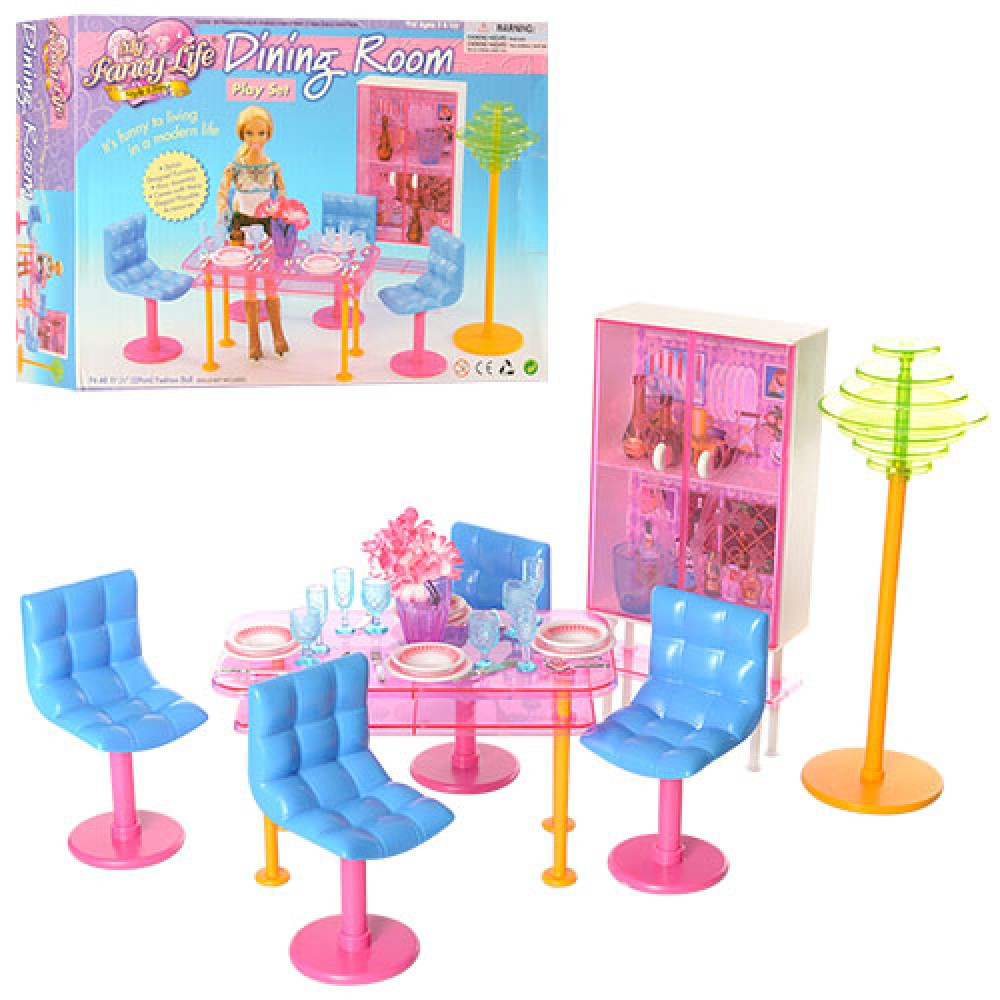 Мебель для кукол Gloria Столовая 2912 – фото, отзывы, характеристики в ...