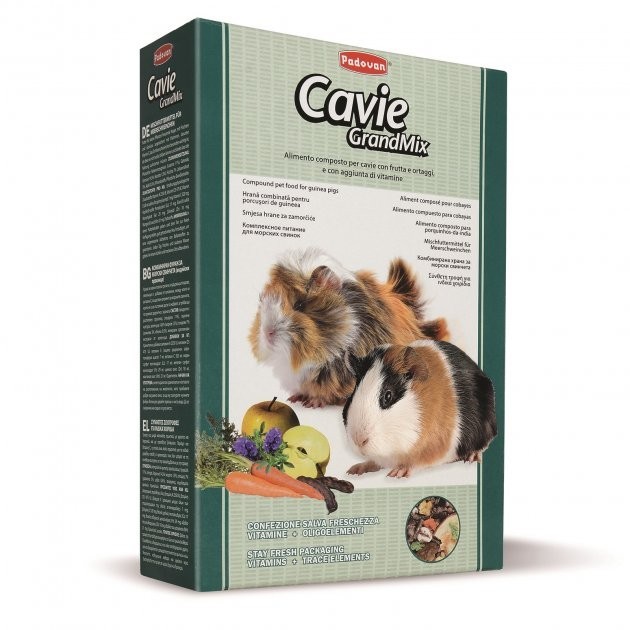 Корм для морских свинок Padovan GrandMix Cavie, 850г – в интернет ...