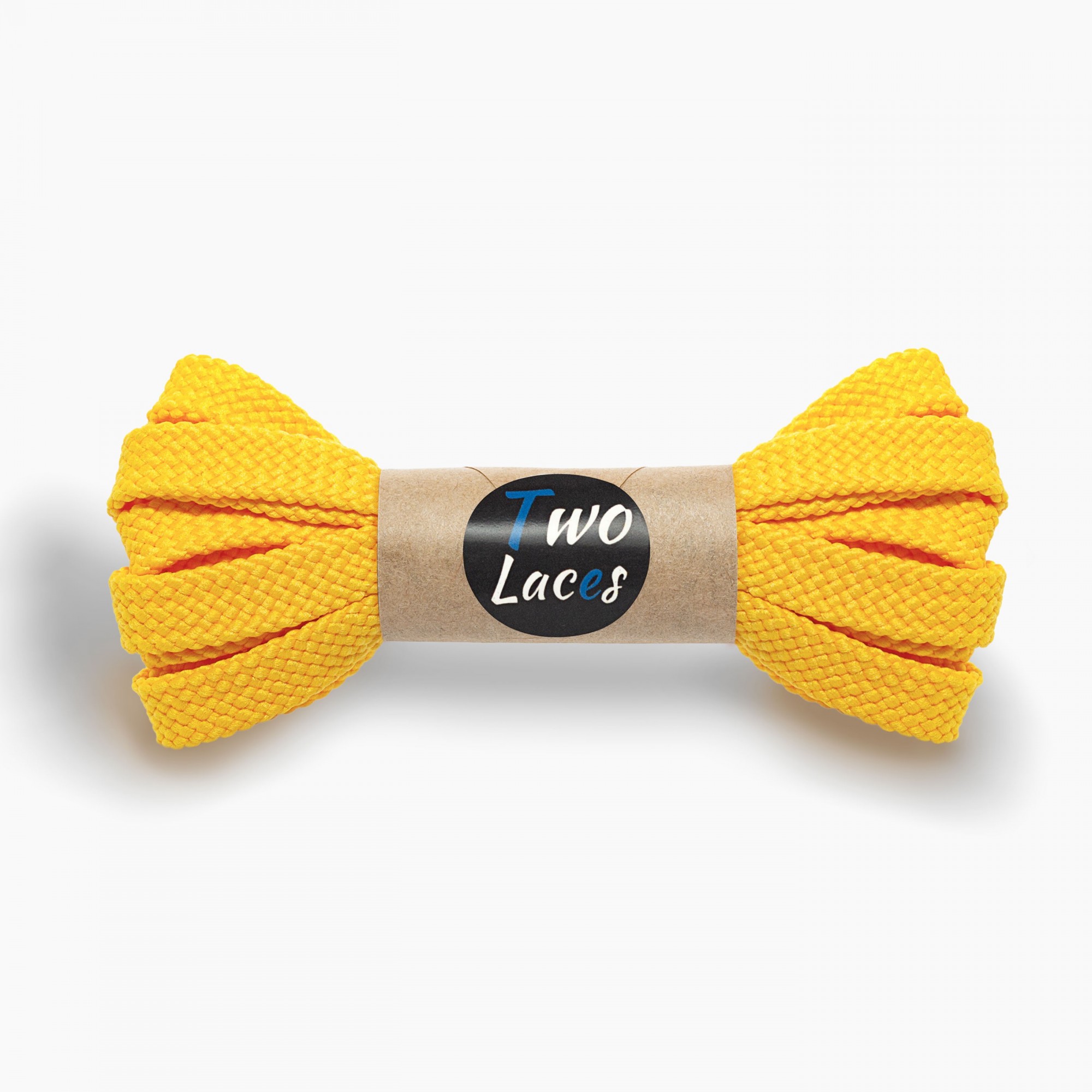Шнурки для обуви Two Laces плоский, ширина 9 мм, длина 100 см, темно ...