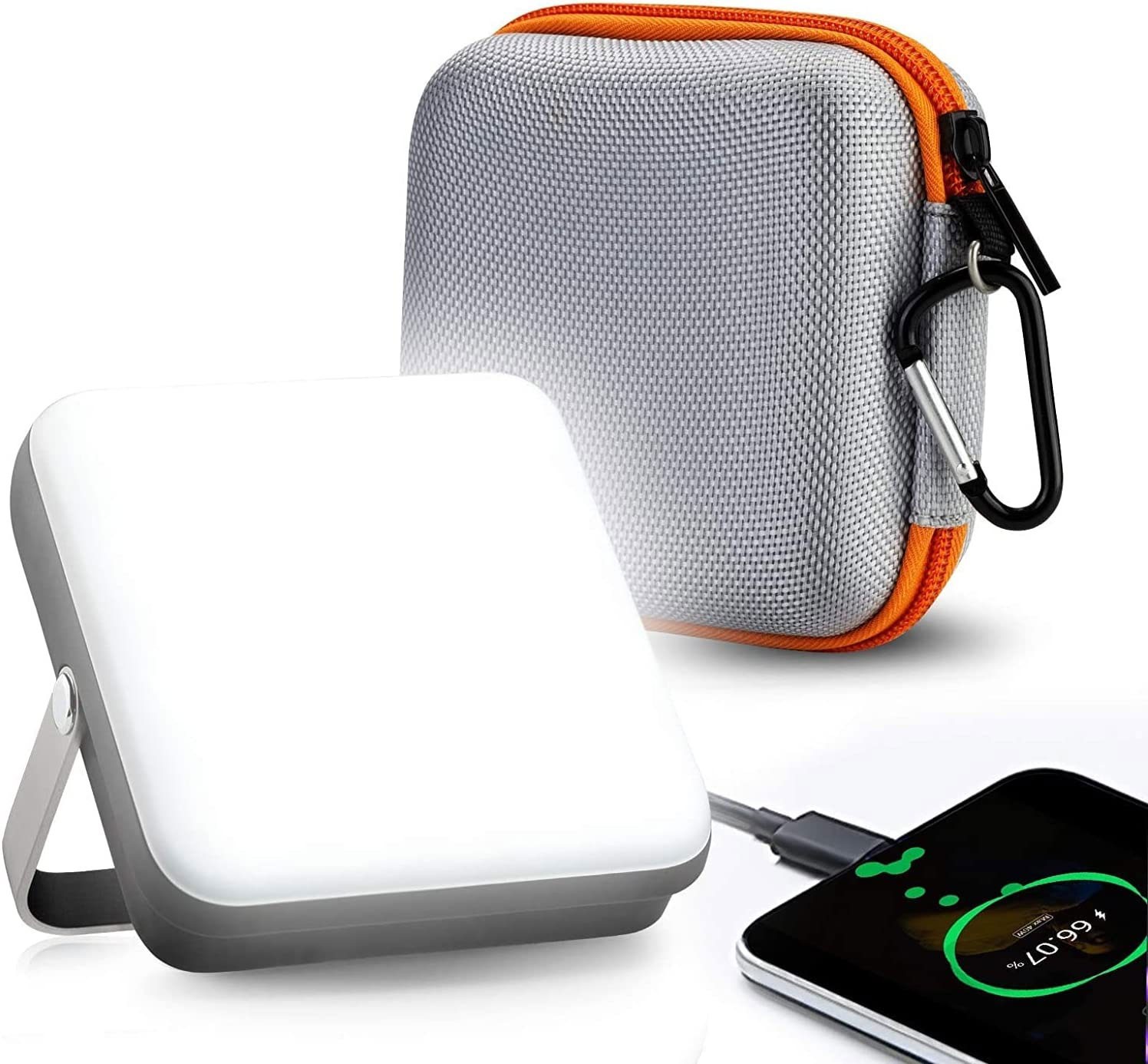 Светодиодная лампа для кемпинга, Eventek Power Bank 20000mAh, 1200LM ...