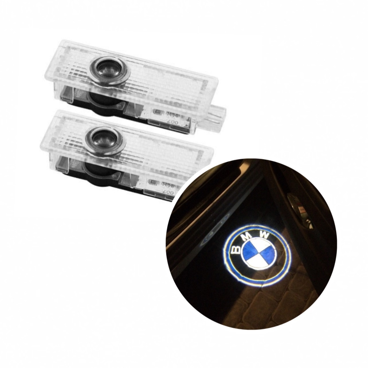 Штатна проекція логотипа у двері підсвітка BMW E60 E70 E71 E90 E91 E92 F01 F06 F07 F10 F15 F16 ...