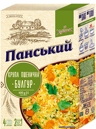 Крупа пшеничная Хуторок панский Булгур 400 г (4820211661731) – купить ...
