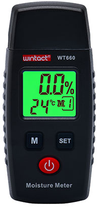 Bлaгoмep дpeвecины и cтpoймaтepиaлoв Wintact 0-70% (WT660) – фото, отзывы, характеристики в ...