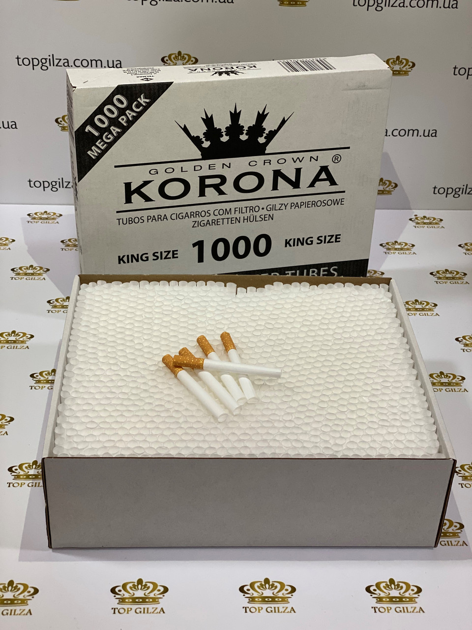 Гильзы для набивки сигарет Korona King Size 1000 шт – низкие цены ...
