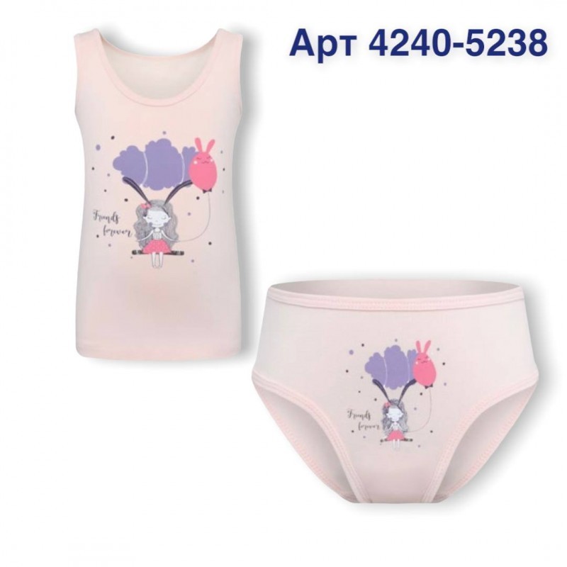 Комплект нижнего белья для девочки Baykar Фея р 4 134-140 см 7-8 лет ...