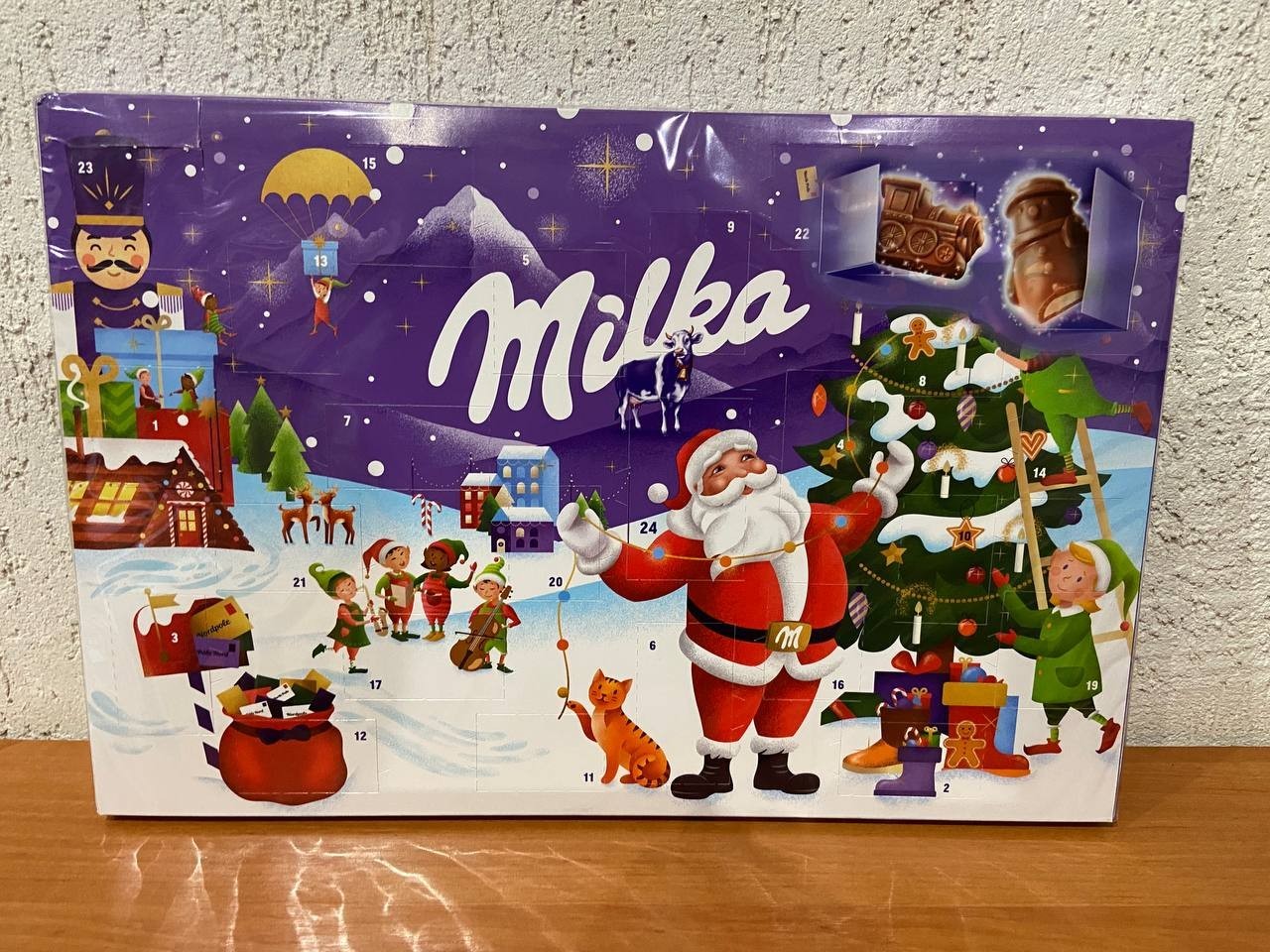 Адвент календар на новий рік Milka, шоколадний календар Milka – купити ...