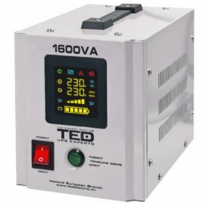 Источник бесперебойного питания Ted LED 1600 ВА / 1050 Вт 24 В с ...