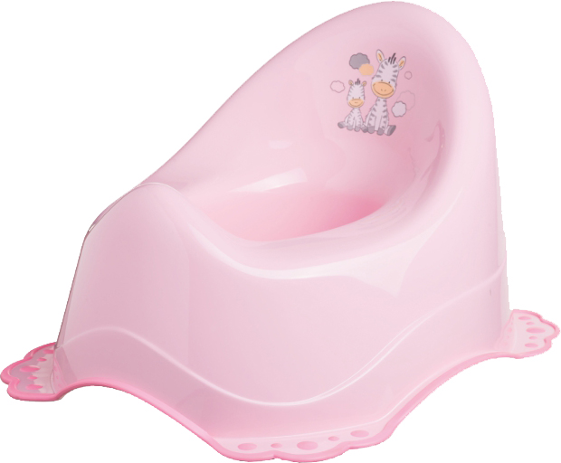 Дитячий горщик Maltex Зебра Світло-рожевий (651741) – низькі ціни ...
