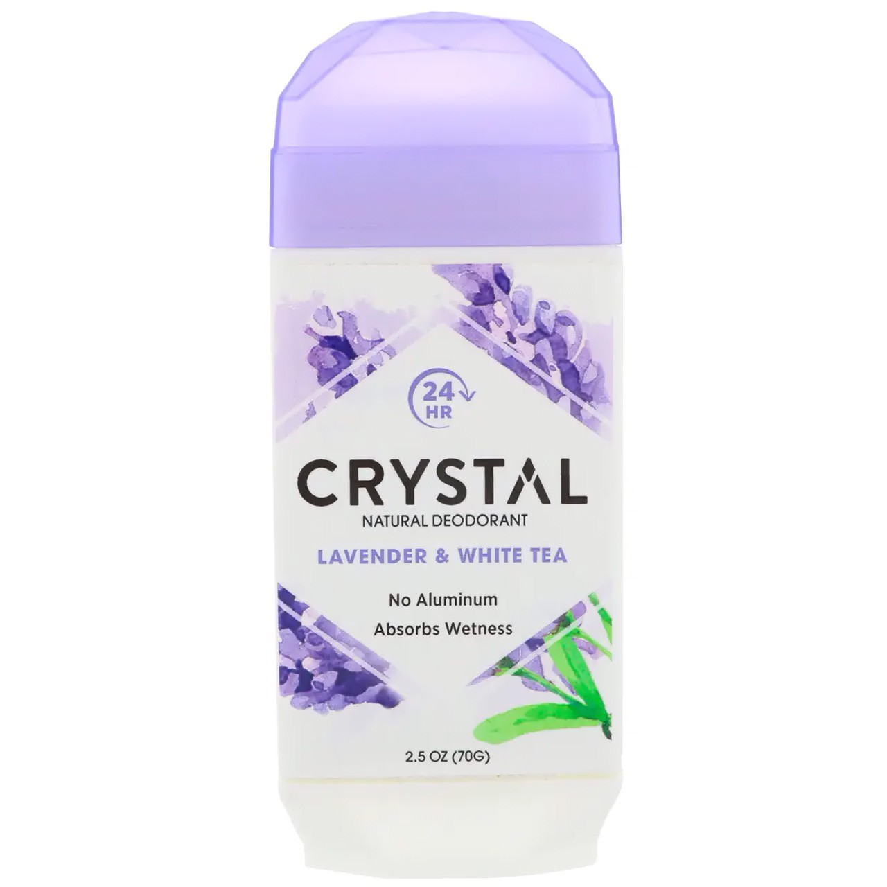 Натуральный дезодорант, лаванда и белый чай, Crystal Body Deodorant, 70 ...
