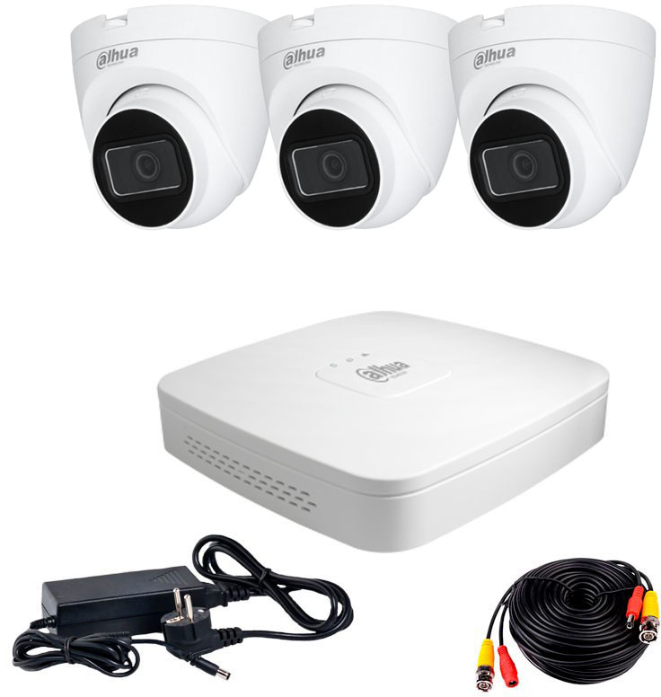 Комплект відеоспостереження Dahua HDCVI-3D KIT AUDIO – низькі ціни ...