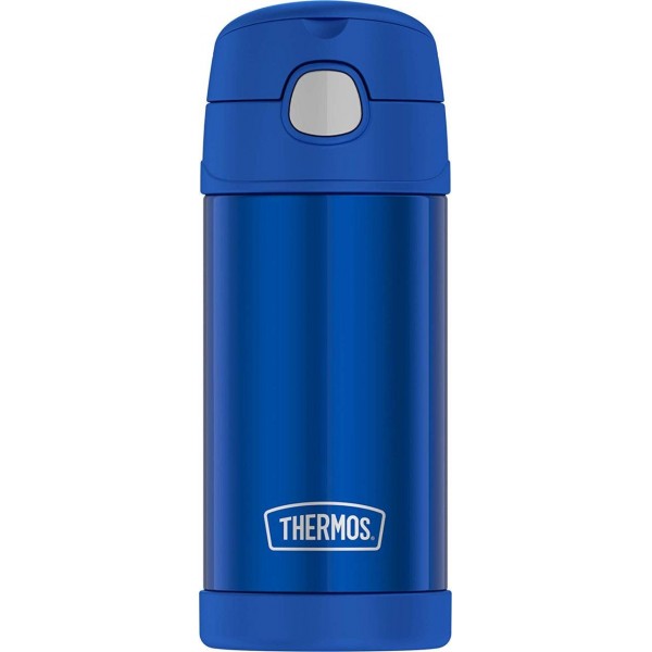 Thermos funtainer Термос з трубочкою і ручкою 355мл синій – низкие цены ...