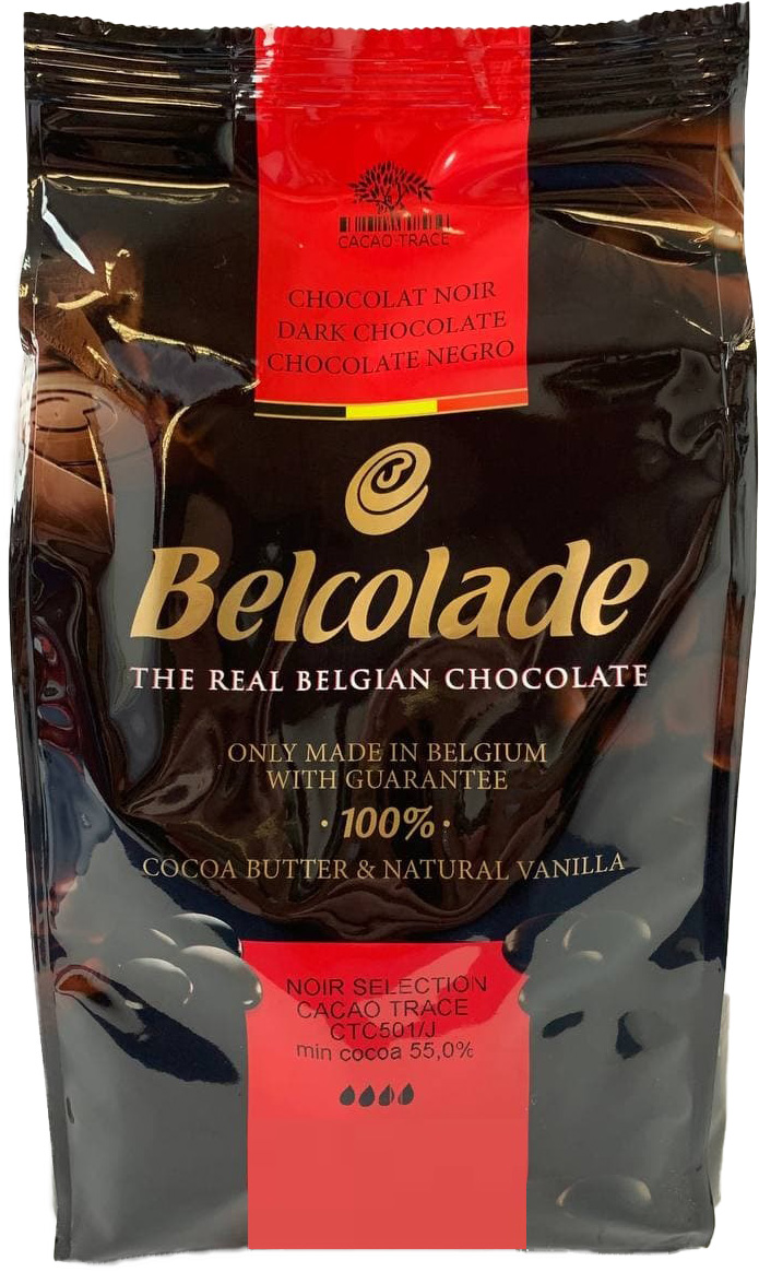 Черный шоколад Belcolade Noir Selection C501/J CT в дропсах 1 кг ...