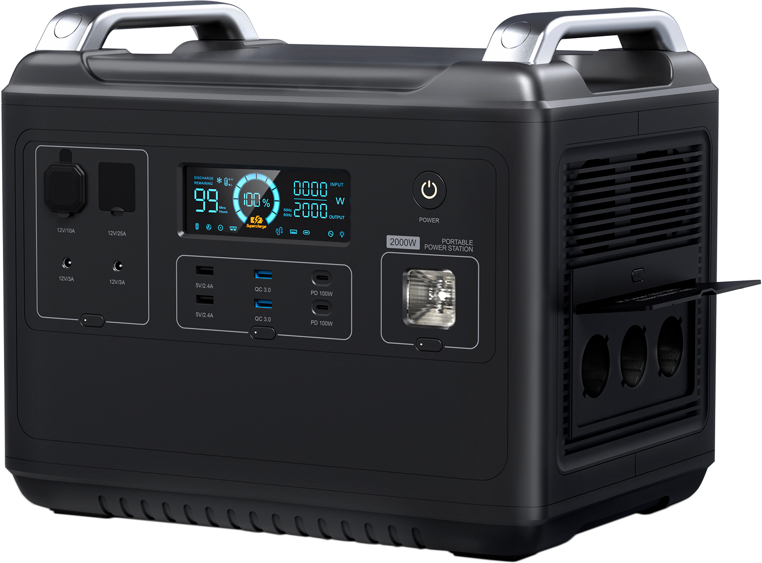Зарядная станция VDL HS2000 1997Wh 625000mAh 2000/4000W LiFePo4 220 ...