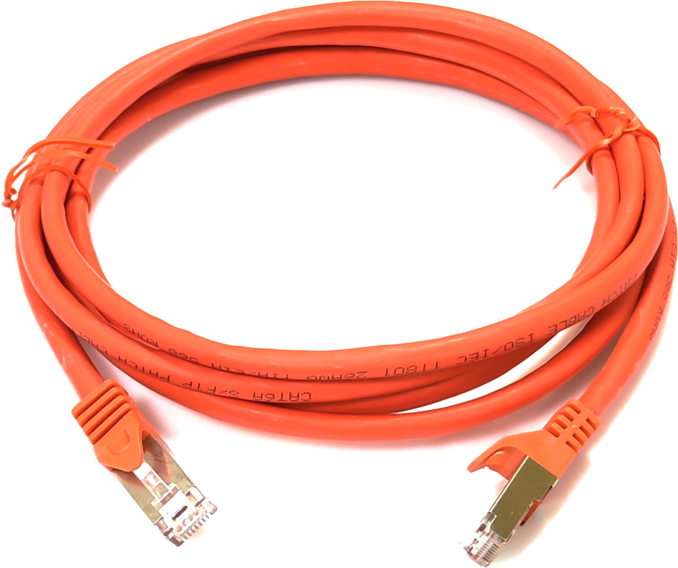 Патч-корд L&W ELECTRONICAL S/FTP CAT 6A 2 м Красный (PC005-C6A-200RD ...