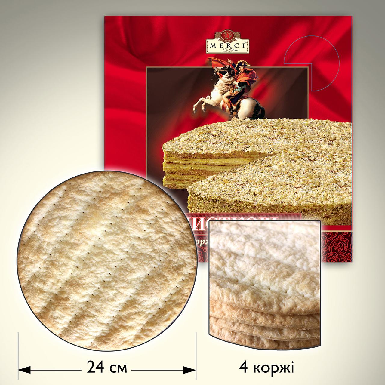 Коржи для торта Merci Cake "Наполеон" (Слоеные) 400г – ROZETKA. Купить ...