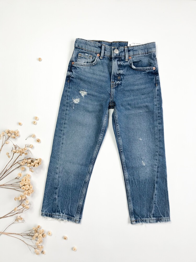 Джинсы ZARA 116 см синий артикул Л359 от продавца: Topotuli – в ...