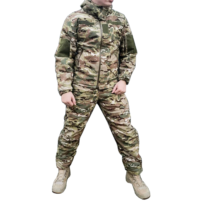 Костюм зимовий SoftShell з синтепоновою підкладкою Multicam Size XL ...